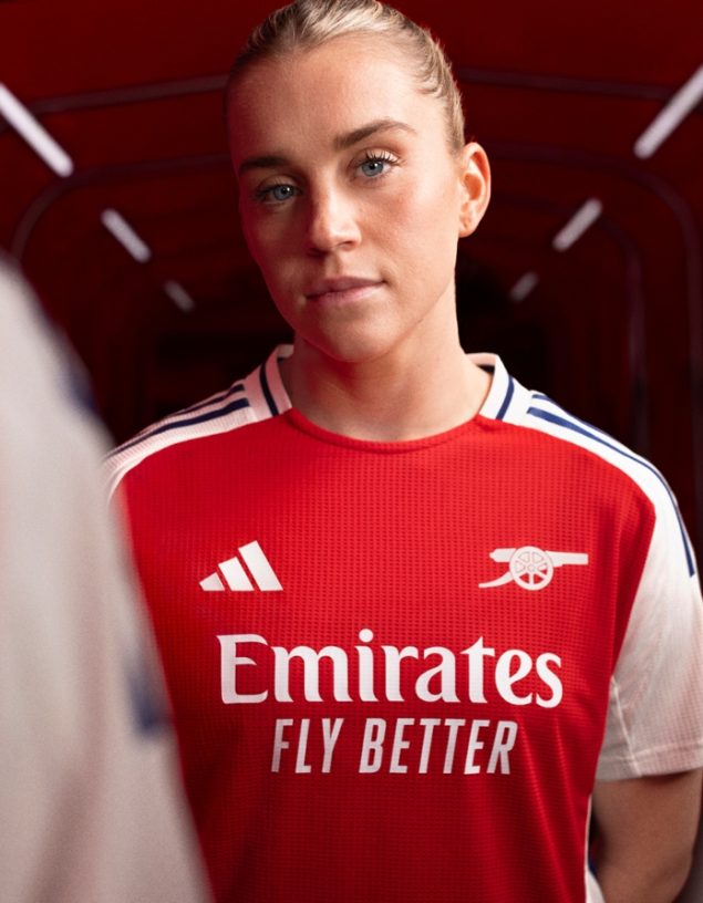 New For 2024/25: Arsenal Home Kit