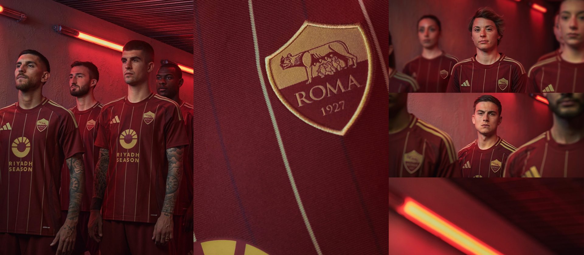 New For 2024/25: AS Roma Home Kit