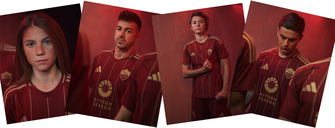 New For 2024/25: AS Roma Home Kit